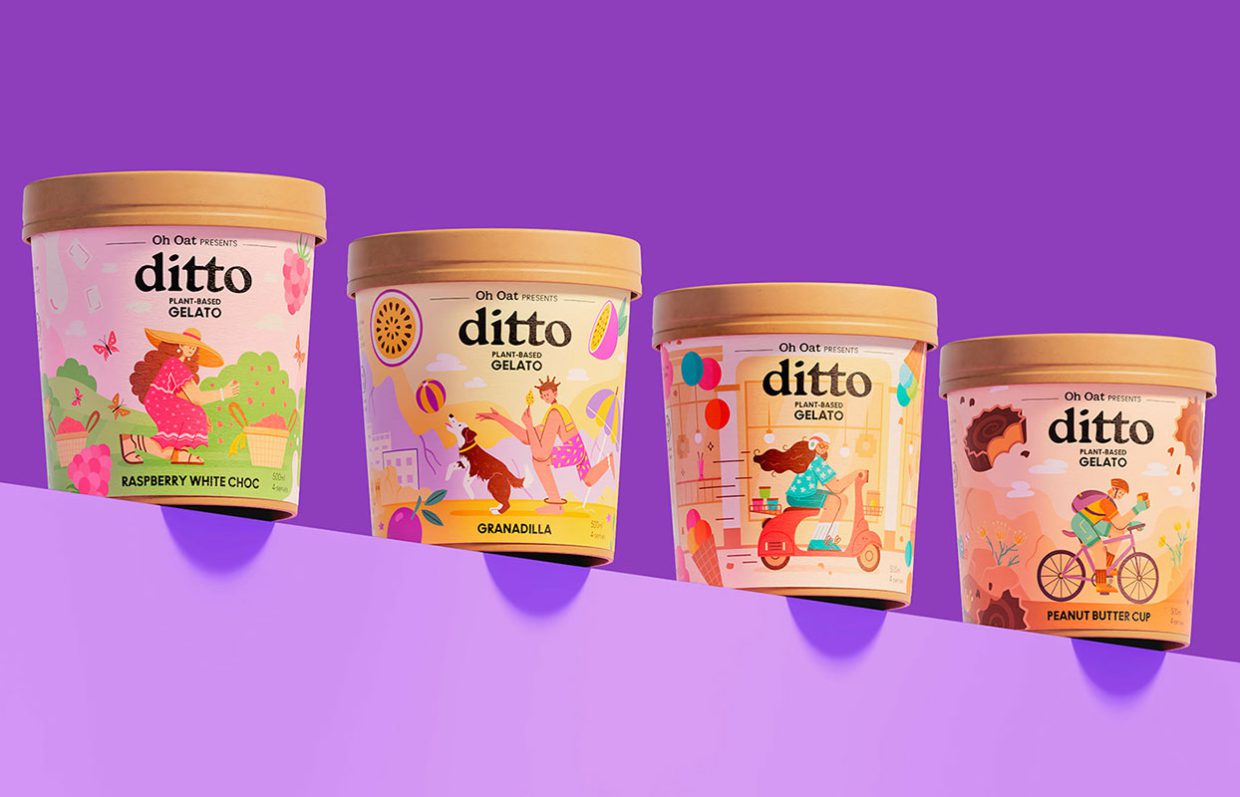 Ditto | Vegan Ice Cream Designs With 11 Branding Tips - Designbolts