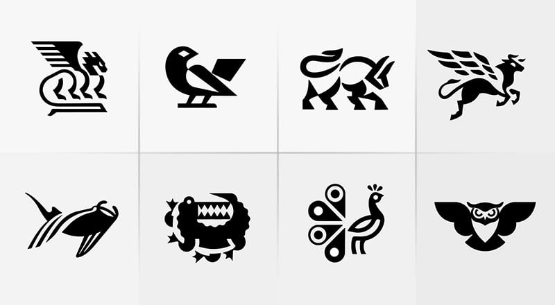 Fresh Dose of Animal Negative Space Logos by Martigny Matthieu ...