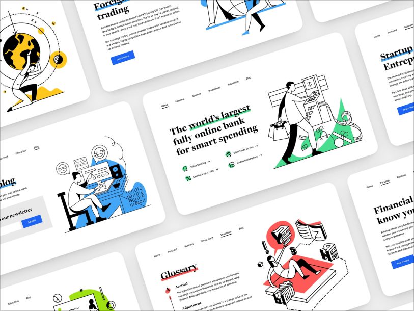 How To Use Illustrations In Web Design? - Designbolts