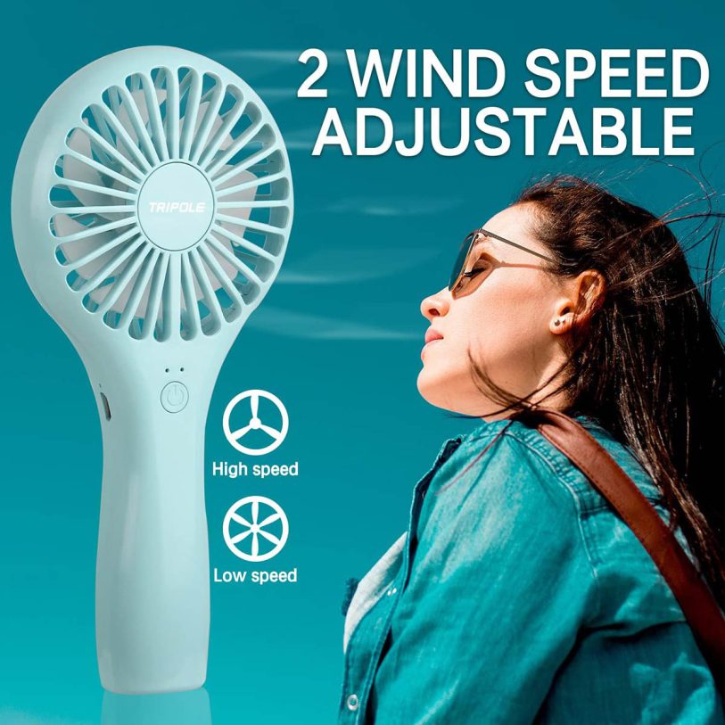 7 Best Portable USB Rechargeable Small Pocket Fans for Summer - Designbolts