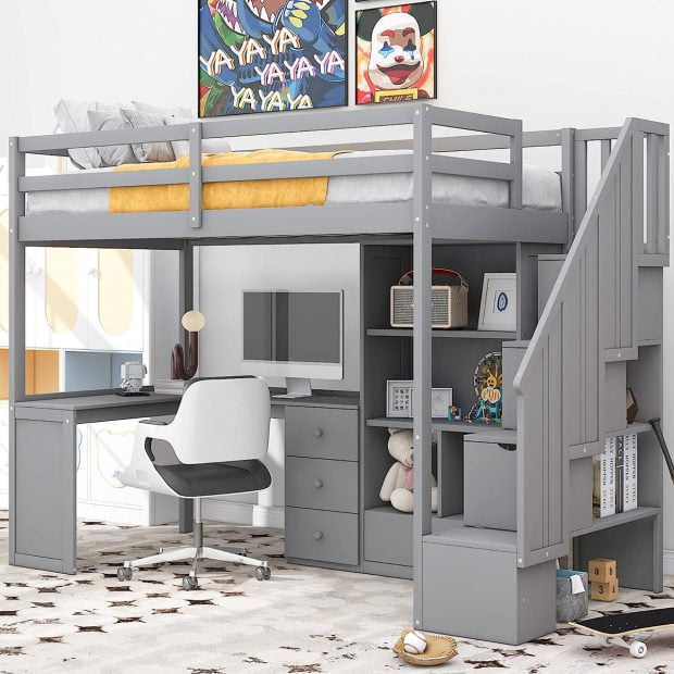 10 Best Bunk Beds with Computer Desk Underneath | Buy from Amazon ...