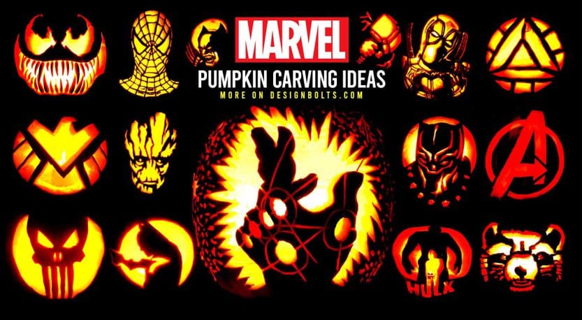 35+ Marvel Halloween Pumpkin Carving Ideas 2023 - Designbolts