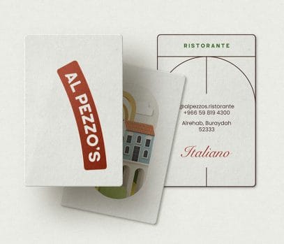 Simple Yet Inspiring Branding of Al Pezzo's Ristorante Italiano ...