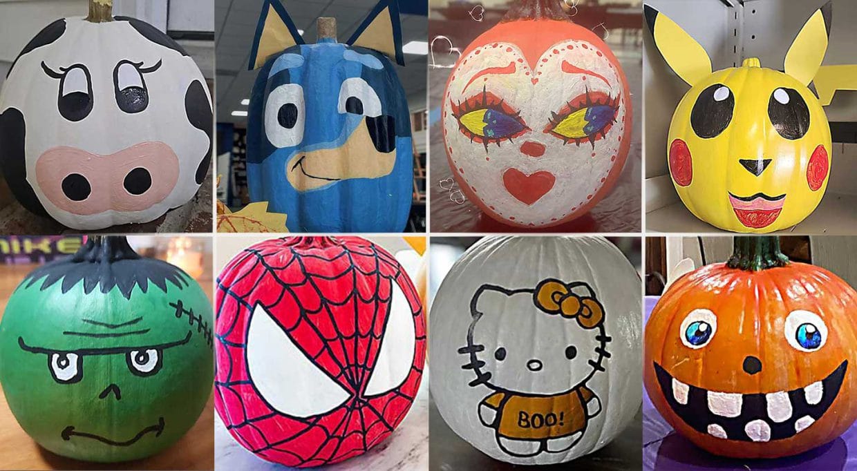 75+ Cute & Funny Halloween Pumpkin Painting Ideas For Kids 2023 ...