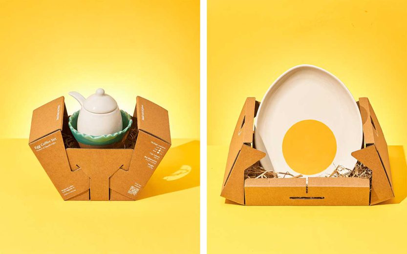 Eggyolk Coffee - Merchandise Packaging Design - Designbolts
