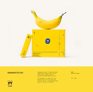 NAMI Creative Banana Snack Packaging Design For Inspiration - Designbolts