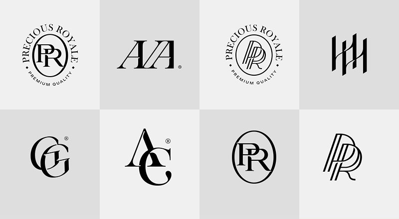 Monogram Logos For Inspiration - Designbolts