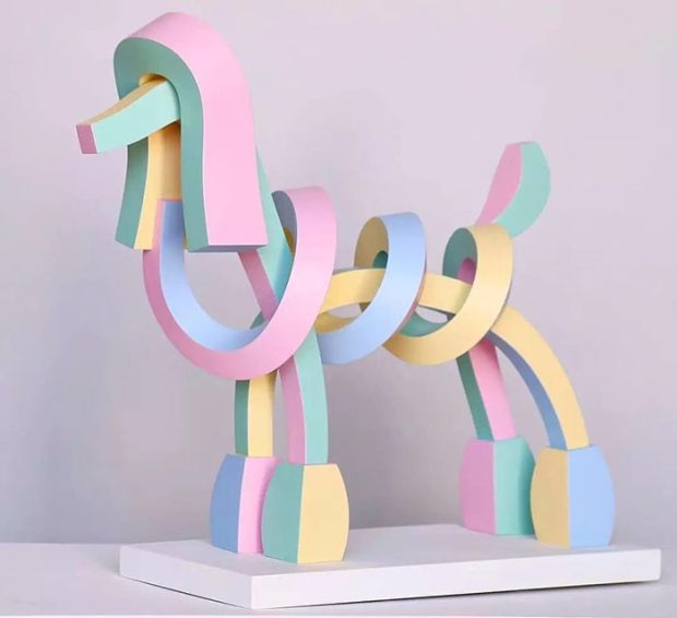 3D Continuous Line Art Models By Sangsoo Lee - Designbolts