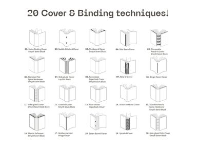 20 Book Covers & Binding Techniques in a Box Kit - Designbolts