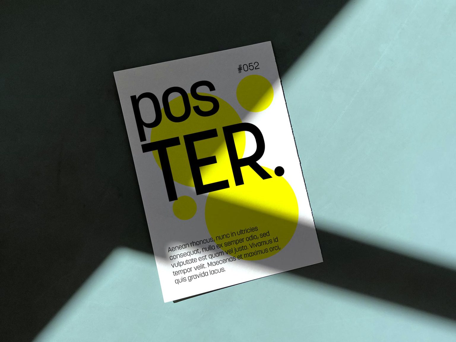 Free Shadow A4 Flyer Mockup PSD - Designbolts