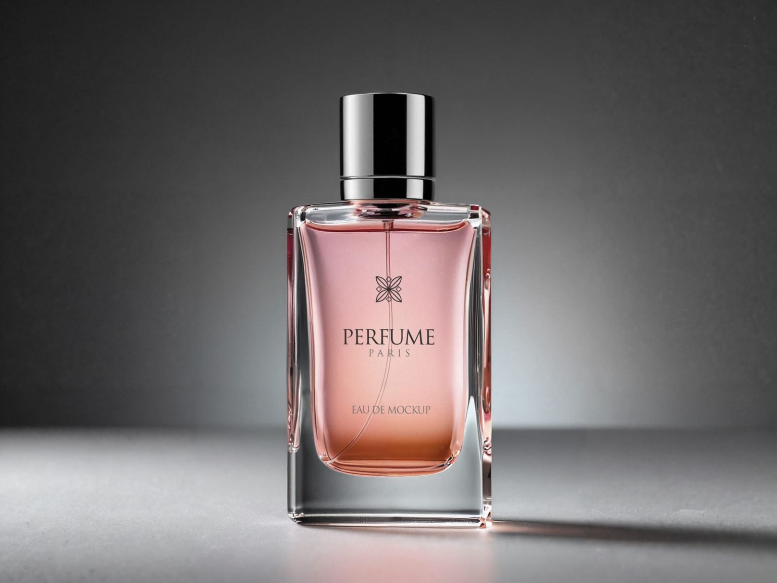 Free Perfume Bottle Label Mockup PSD - Designbolts