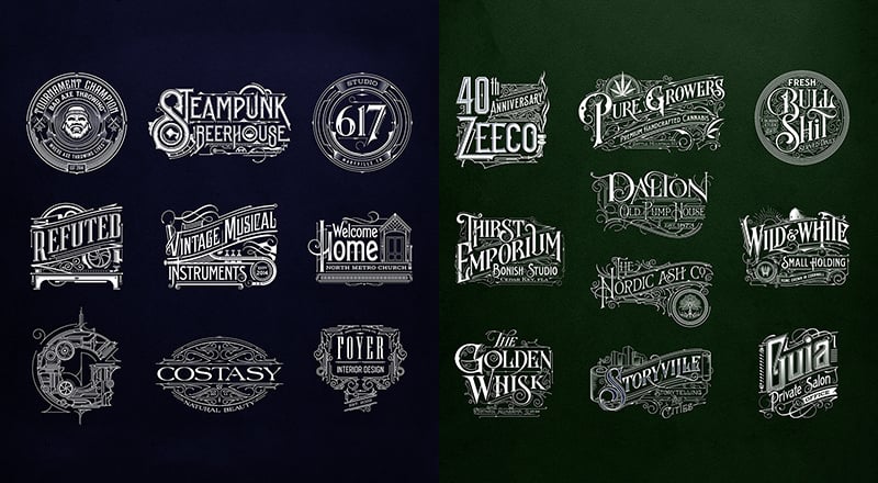 40 Inspiring Typographic Logo Designs 40 Logo Design Ideas | Logo