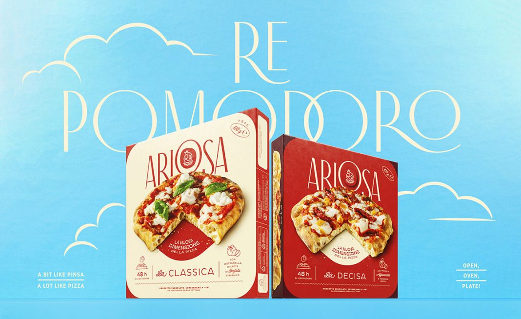 ARIOSA - The New Dimension of Italian Pizza Packaging Design - Designbolts
