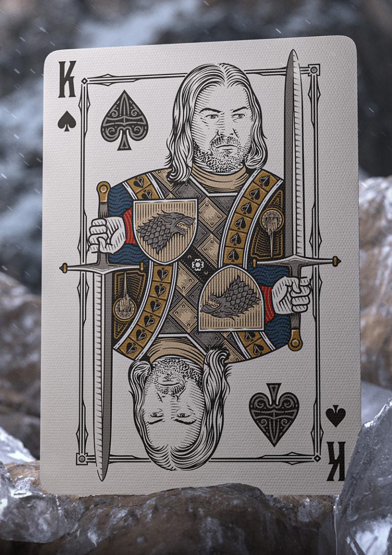 Official Game of Thrones Playing Card Designs by Peter Voth - Designbolts