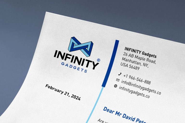 Free Curved Paper Logo Mockup PSD - Designbolts