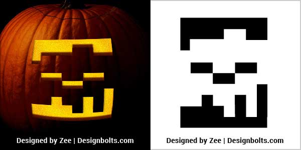 10 Free Minecraft Pumpkin Carving Stencils For Halloween 2025 - Designbolts